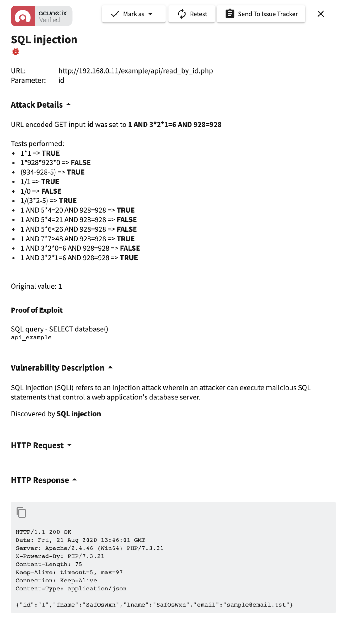 Scanning A Rest Api For Vulnerabilities Security Boulevard